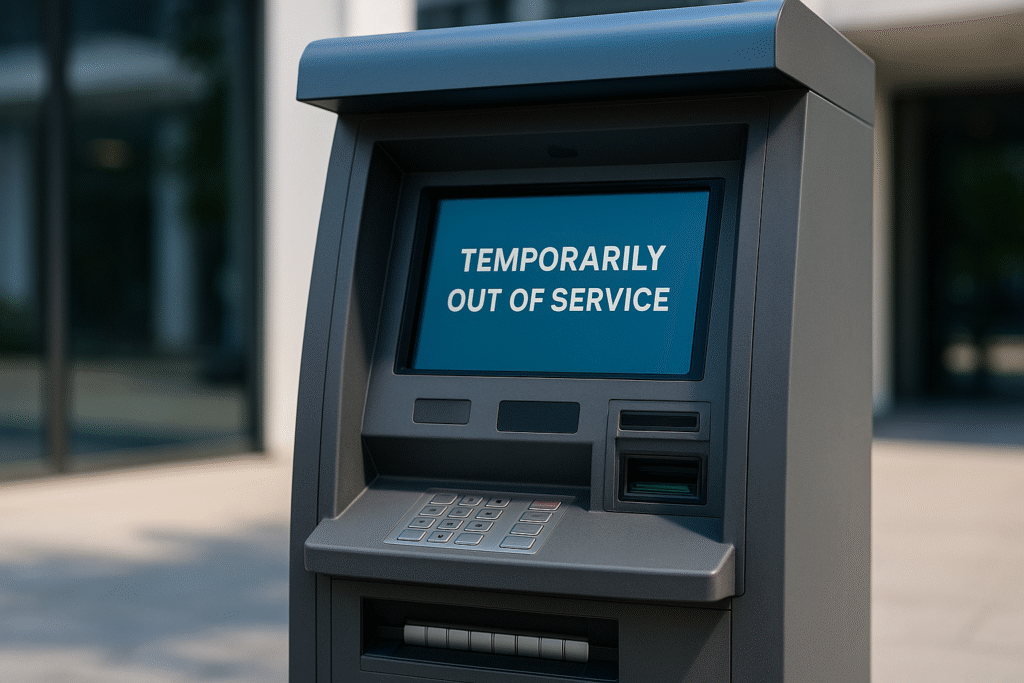 How to Tell If an ATM Is Out of Service